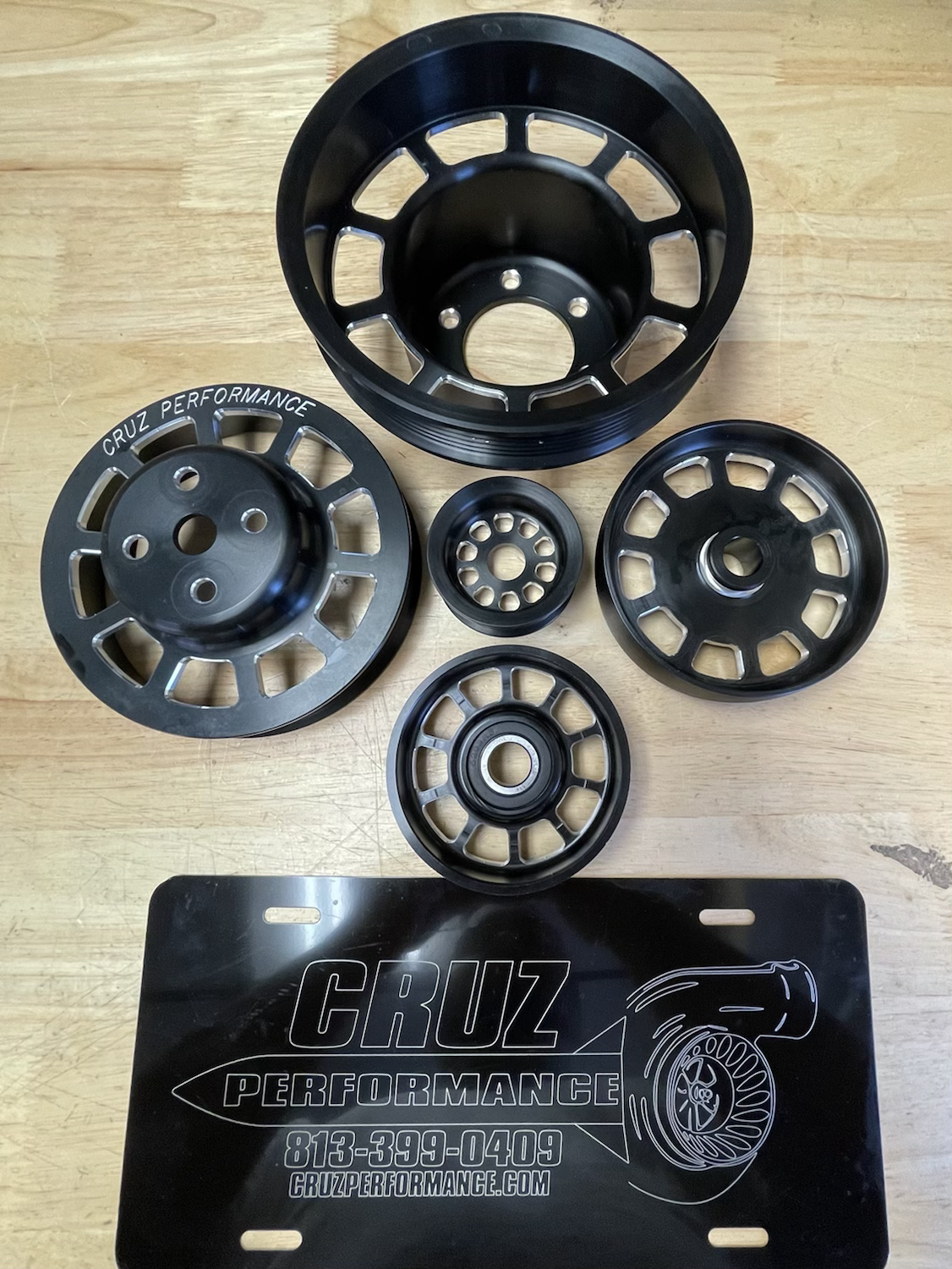 CRUZ Performance Billet Pulleys