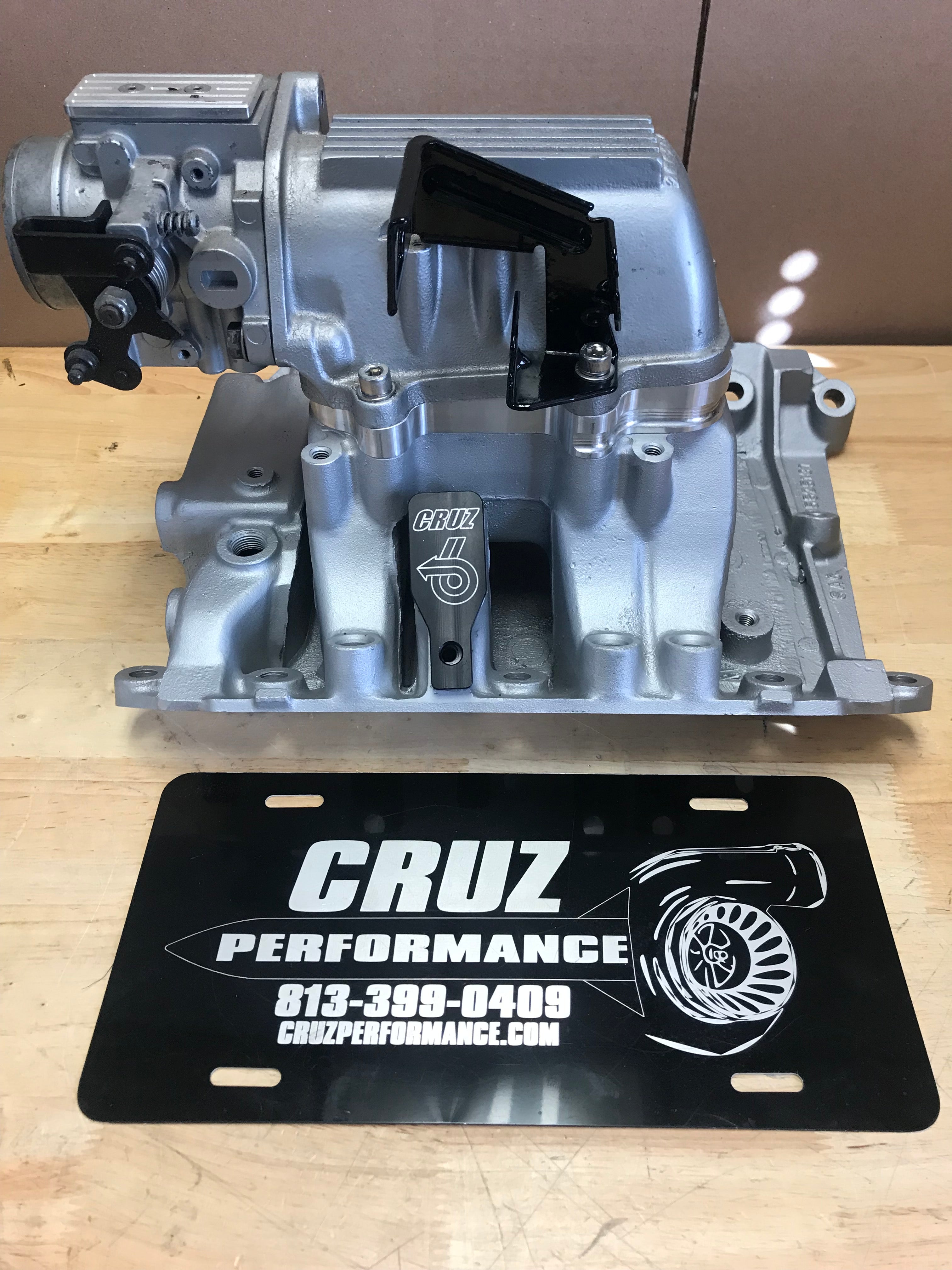 CRUZ Performance Angled Plenum Spacer For Stock Intake